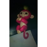 WowWee Fingerlings Interactive Baby Monkey Toy - Mia (Purple with White ...