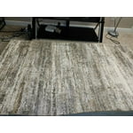 Free Shipping! Mainstays 5x7 Neutral Abstract Indoor Rug, Durable ...