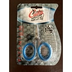 Cuda Micro Scissors, 3", Titanium Bonded Serrated Blades, Blue, Fishing ...