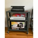 Mainstays 3-Tier Trolley Cart, Tiffany Blue - Walmart.com