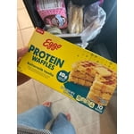 Eggo Protein Buttermilk Vanilla Waffles, Frozen Breakfast, 12.3 oz, 10 ...