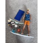 Ken Doll with Surfboard, Poseable Blonde Barbie Ken Beach Doll [Walmart ...