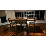 Ashley Moriville Extendable Counter Height Dining Table, Distressed ...