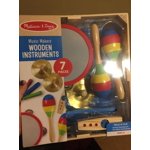 Melissa & Doug Music Makers 7-Piece Wooden Musical Instrument Set ...