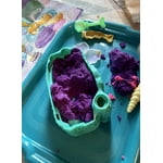 Kinetic Sand Mermaid Crystal Treasure Shimmer Playset with Tools and ...