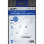 Vivitar Mobile Micro SD Compact Flash Card Reader with USB Adapter for ...