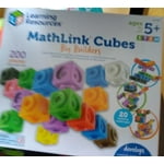Learning Resources MathLink Cubes Big Builders - Math Manipulatives ...