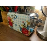 The Pioneer Woman 2-Slice Toaster Folk Geo Print with Removable Tray ...