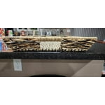 Better Homes & Gardens Beige and Black Resin Rattan Rectangular Serving ...