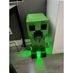 Minecraft Creeper Mini Fridge 8L - Gaming Cooler with 2 Doors, Ambient ...