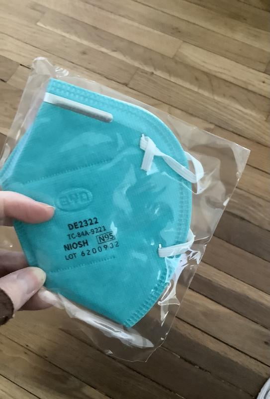 Astm Level 3 Mask Byd Green Safety Masks De2322 Foldable Particulate ...