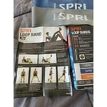 SPRI Flat Resistance Band Loop Kit, 3 Pack (Light, Medium, Heavy ...