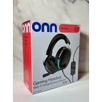Onn+ Gaming Headset with 7.1 Virtual Surround Sound, RGB Lighting ...