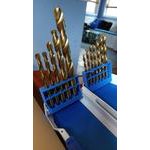 HART 21-Piece Titanium Drill Bit Set with Protective Storage Case ...