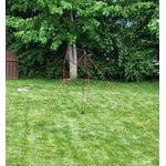 Penn Premium Outdoor Easy Setup Badminton Set with Net, 4 Rackets and ...