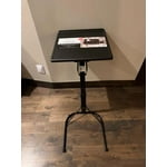 Mainstays Adjustable Folding Table, Black, Recommended for Banquets ...