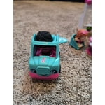 Fisher-Price Little People Barbie Beach Boardwalk Playset Doll Toys Set ...