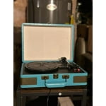 RetroAudio 3-Speed Bluetooth Portable Suitcase Record Player with Built ...