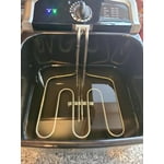 Farberware Kitchen Machine, 4L Dual Deep Fryer with Basket, Stainless ...