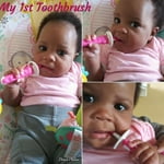 MAM Massaging Brush Toothbrush, 3+ Months, Girl, 1 pack - Walmart.com