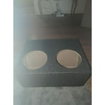 QPower Car Audio Quad 4 Hole 12 Inch Sealed Subwoofer Enclosure ...