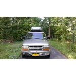 SportRack SR7095 Skyline XL Roof-Mount Cargo Box, 18 Cubic Feet, Black ...