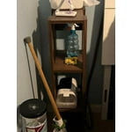 IRIS USA Slim 3-Shelf Open Wood Book Storage Office Shelving Unit ...