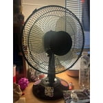 Mainstays 12" 3-Speed Oscillating Table Fan, FT30-8MBW, New, White ...