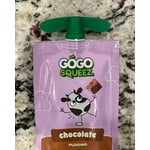 GoGo squeeZ Puddingz On-the-Go Chocolate Pudding Snack Pouches, 3 oz ...