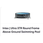 Intex 14' x 48" Ultra XTR Round Frame Above Ground Swimming Pool with ...
