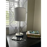 Mainstays Silver Grab and Go Stick Lamp with USB Port for Small Tables ...