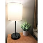 Mainstays Silver Grab and Go Stick Lamp with USB Port for Small Tables ...