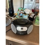 ByronStatics Portable CD Player Boombox, AM FM Radio, AC DC Power ...