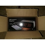 Emerson SmartSet Dual Alarm Clock Radio with Bluetooth Speaker and 1.4 ...