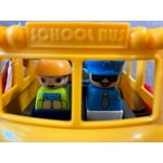 Battat School Bus Toy Vehicle with 2 Blocks and 5 Figurines Bus Play ...