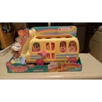 Kindi Kids Minis Collectible School Bus & Posable Bobble Head Figure ...