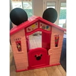 Disney Minnie Mouse Plastic Indoor,Outdoor Playhouse with Easy Assembly ...