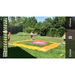 Banzai Home Run Splash Baseball Slide Kids 14 feet x 14 feet Backyard ...