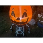 Airblown Inflatables Halloween Pumpkin Boy Skeleton, 3.5FT Tall ...