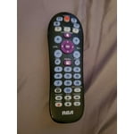 RCA Universal Remote, Control TV, DVD, Streaming Player, Backlit Keypad ...