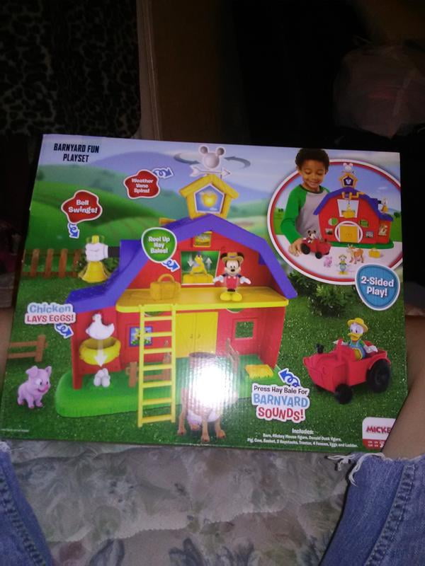 Disney Junior Mickey Mouse Barnyard Fun Playset Mickey Mouse Toys ...