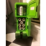 Minecraft Creeper Mini Fridge 8L - Gaming Cooler with 2 Doors, Ambient ...