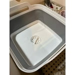 Emapoy Collapsible Dish Tub, 2.4 Gallon Foldable Dishwashing Pan with ...