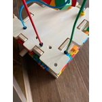 KidKraft Deluxe 5-Sided Wooden Activity Cube Teaches Shapes, Colors ...