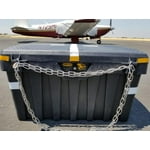 "Contico Heavy Duty Large Tool Box for Job Site, 37"" W x 21"" D x 20 ...