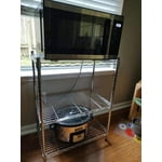 Hyper Tough 3-Tier Multipurpose Wire Shelving Rack, Chrome Color ...