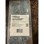 Hyper Tough 550-Piece, Multi-Size Zinc Plated Sheet Metal Assorted ...