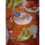 Great Value Buffalo Style Seasoned Boneless Fully Cooked Chicken Wyngz ...