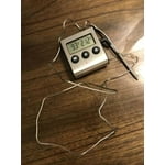 Taylor Digital Wired Probe Programmable Meat Thermometer with Timer ...