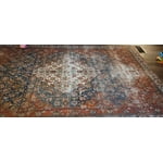 Loloi II Layla Printed Oriental Distressed Red / Navy Area Rug ...